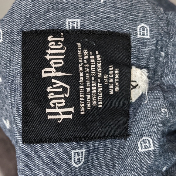 Warner Bros. | Shirts | Mens Harry Potter Button Down Shirt | Poshmark
